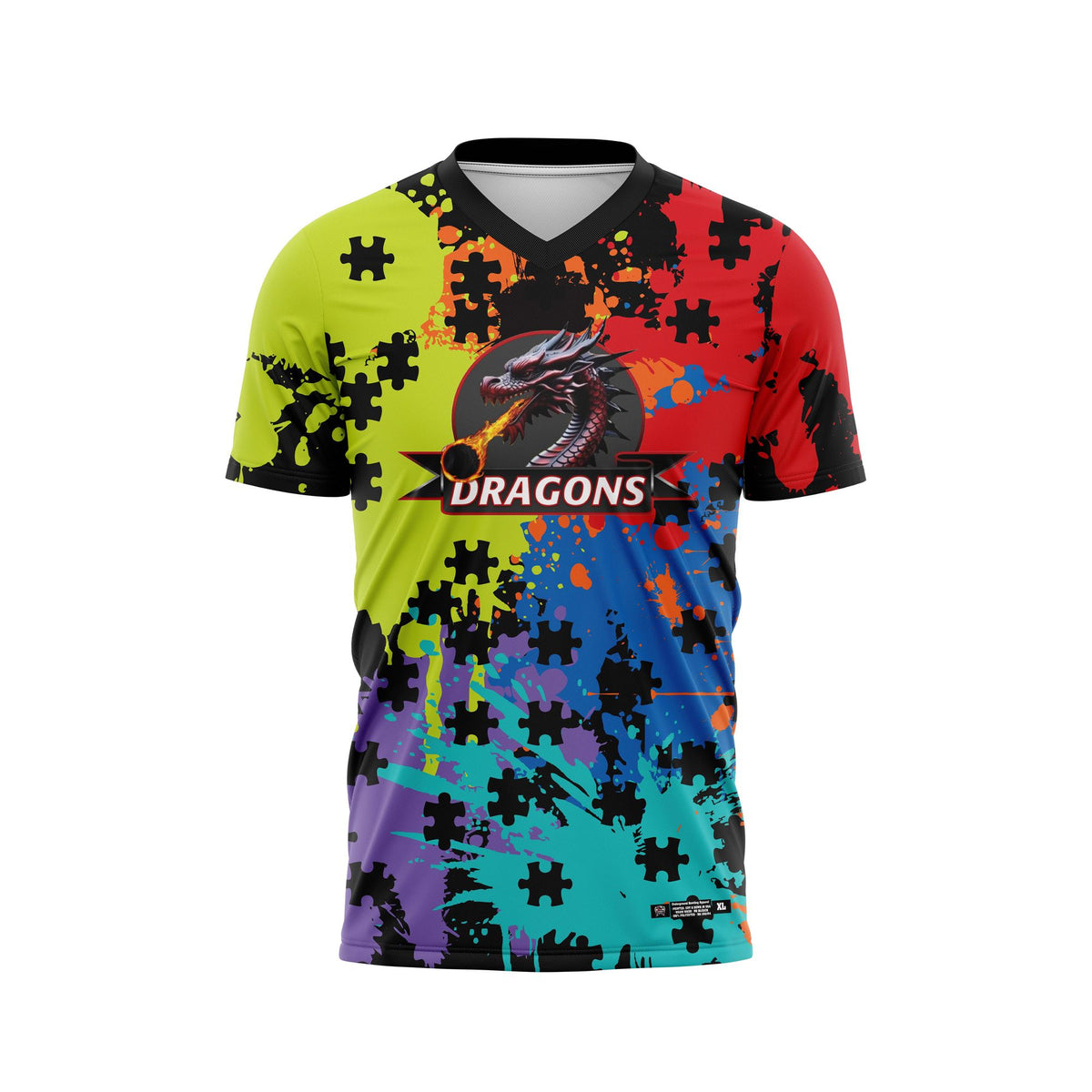 Wade Hampton Dragons Autism Jersey – UBA proshop
