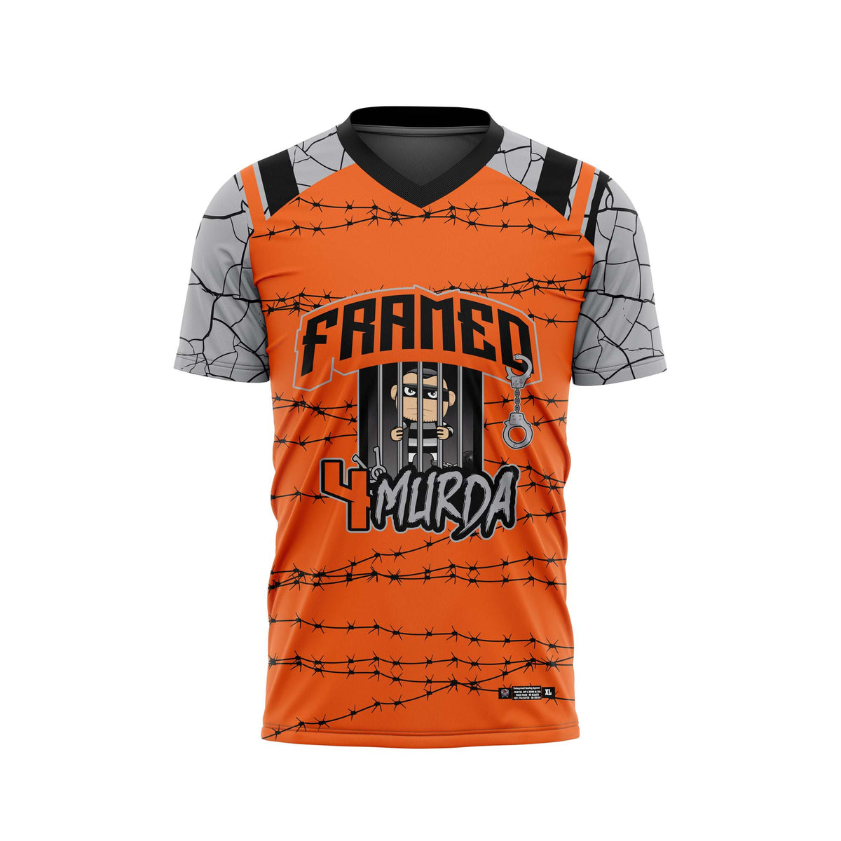 Framed 4 Murda Barbed Wire Jerseys – UBA proshop